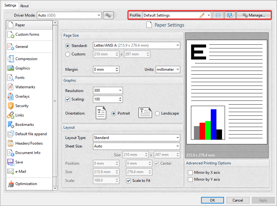 PDF-XChange Co Ltd :: Knowledge Base :: How do I export the PDF-XChange Print Driver settings to ...